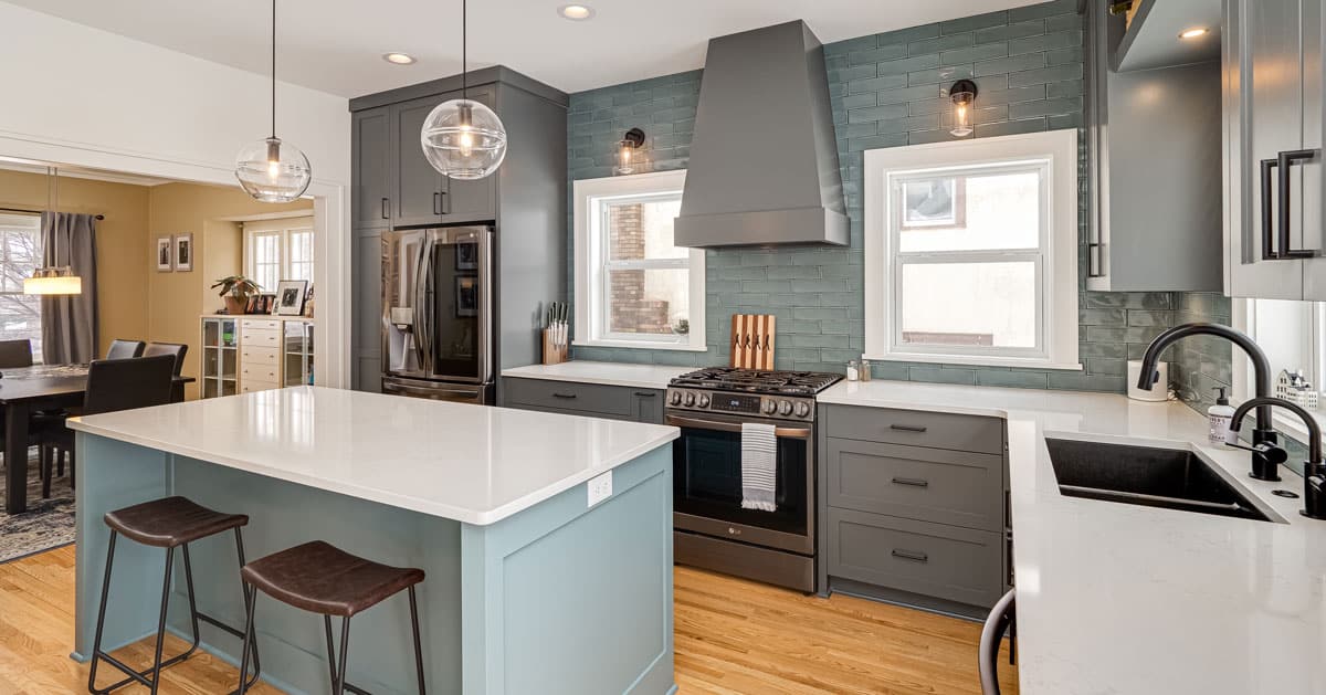 Remodel Keeps Homeowners in their 1920s Colonial | White Crane