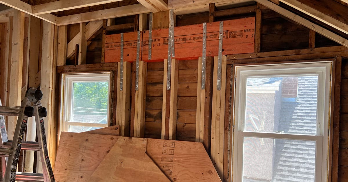 Framing A Shed Dormer for a St. Paul Cape Cod Home