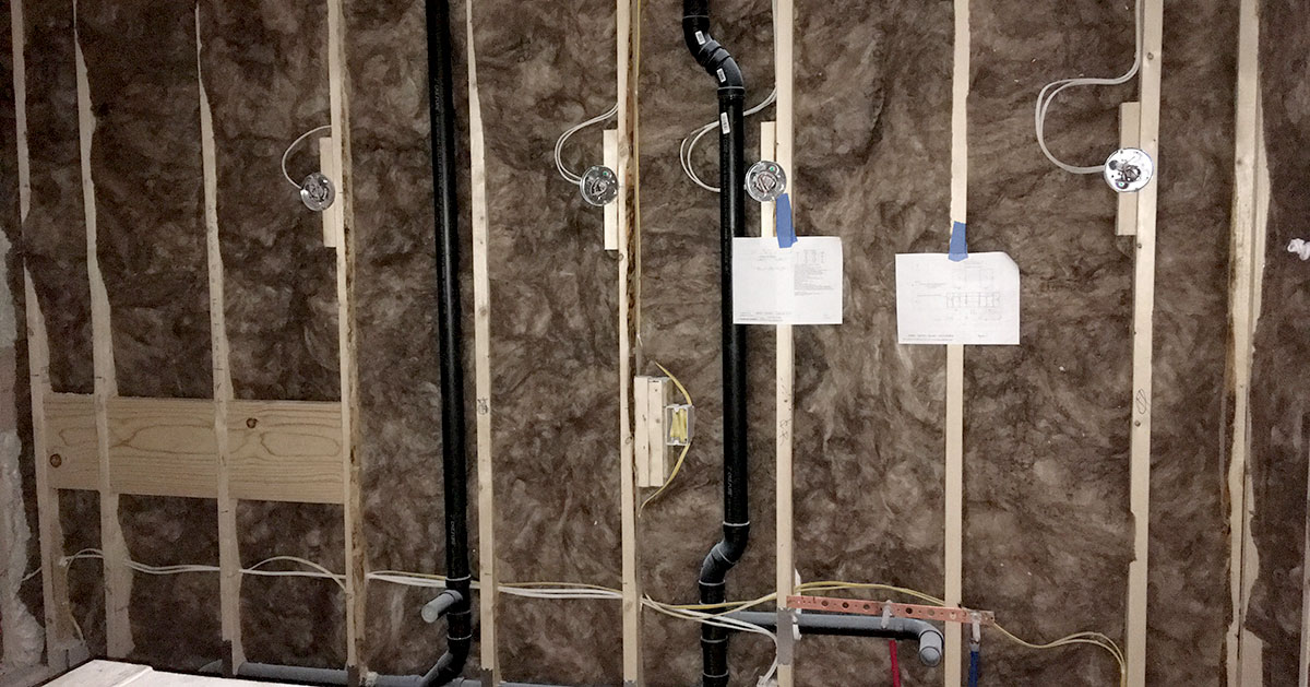 Minneapolis Attic Remodel - Plumbing & Electrical | White Crane Design ...