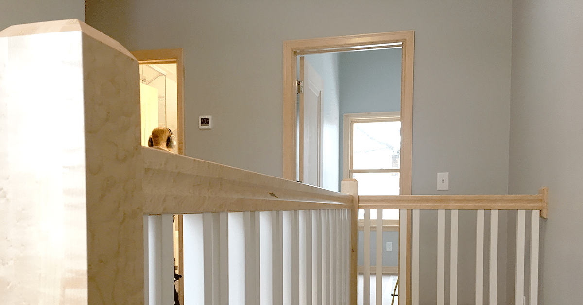 Attic Remodel: Minneapolis - Millwork & Floors | White Crane Design:Build