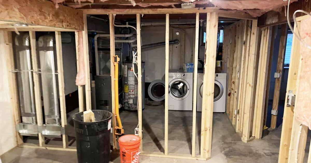 Budget Impacts Rough-Ins/Insulation in a Minneapolis Basement