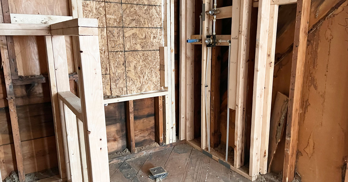 St. Paul Home Remodel Requires New Rough-Ins & Insulation